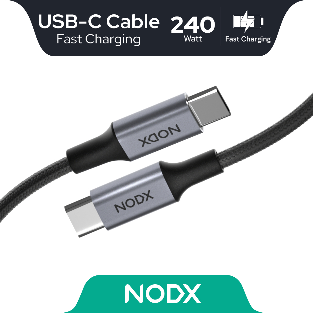 Jual NODX Kabel USB-C to USB-C 5A / 240W | Shopee Indonesia