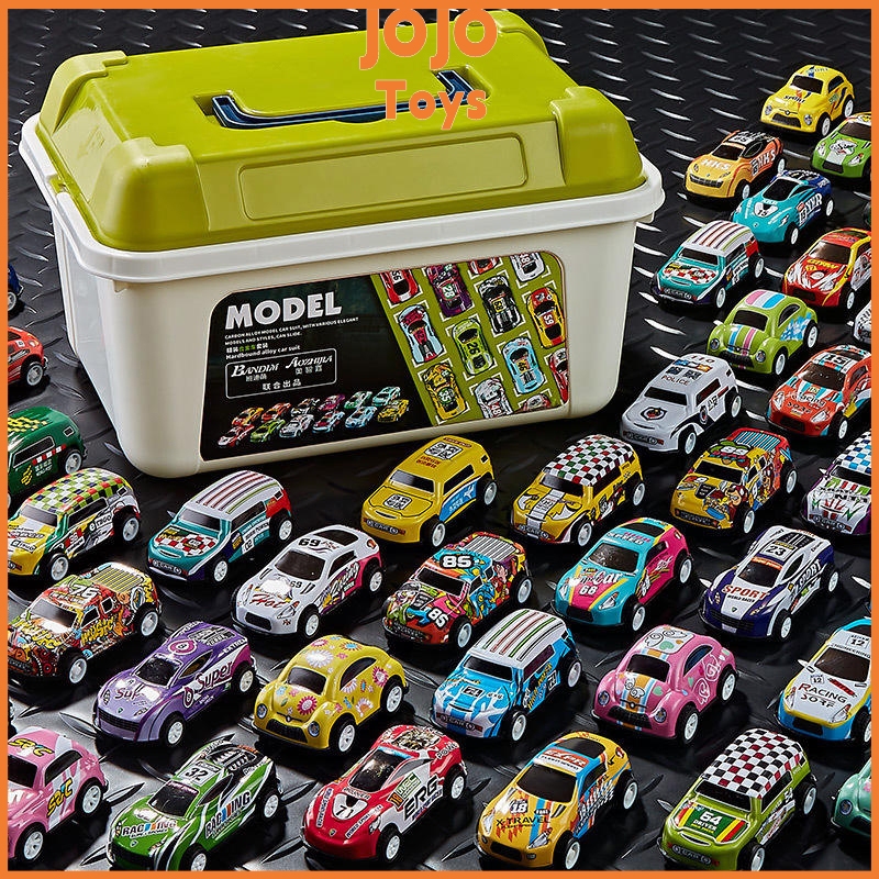 Jual JOJO Mainan Mobil Mini Mainan Anak Diecast Pullback Mix Colorfull ...