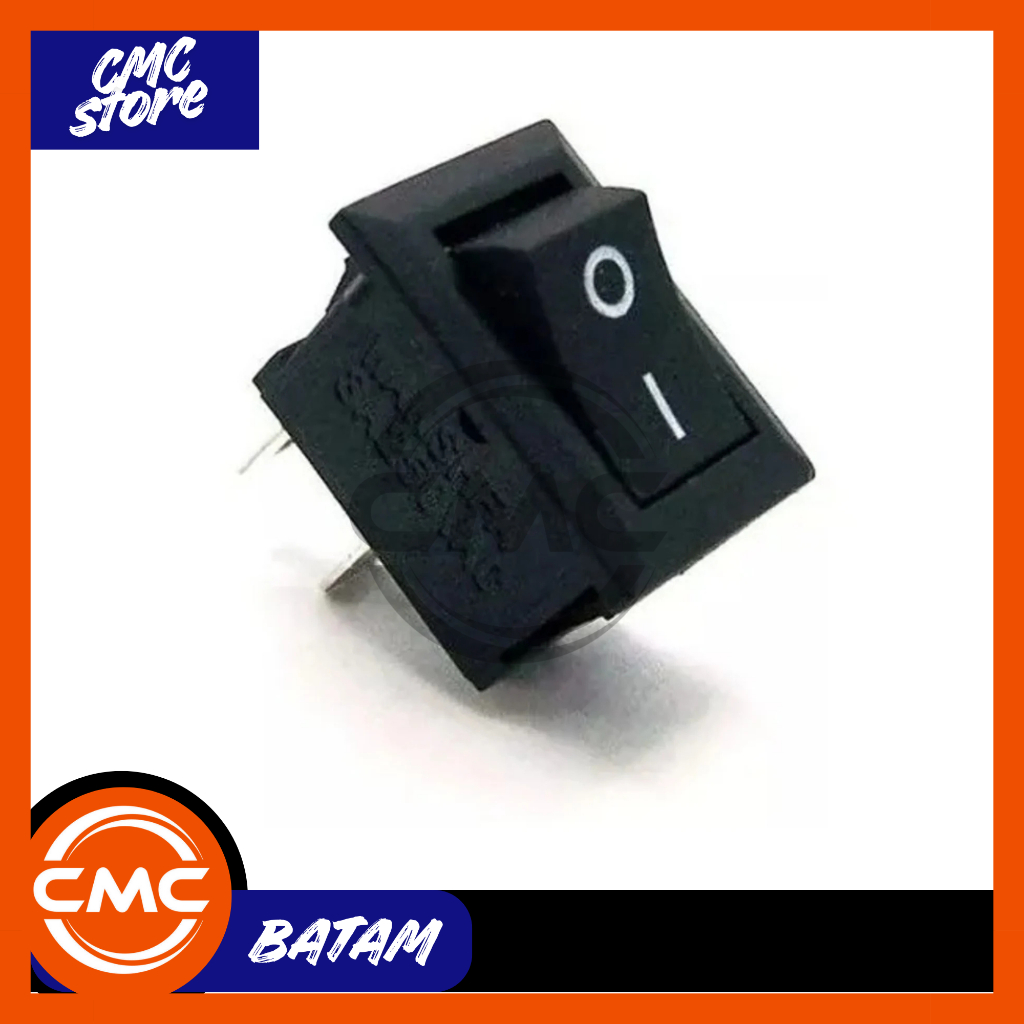 Jual 5x ROCKER SWITCH KCD11 15x10MM 3A 250V 2P SAKLAR ON OFF (5 pcs ...