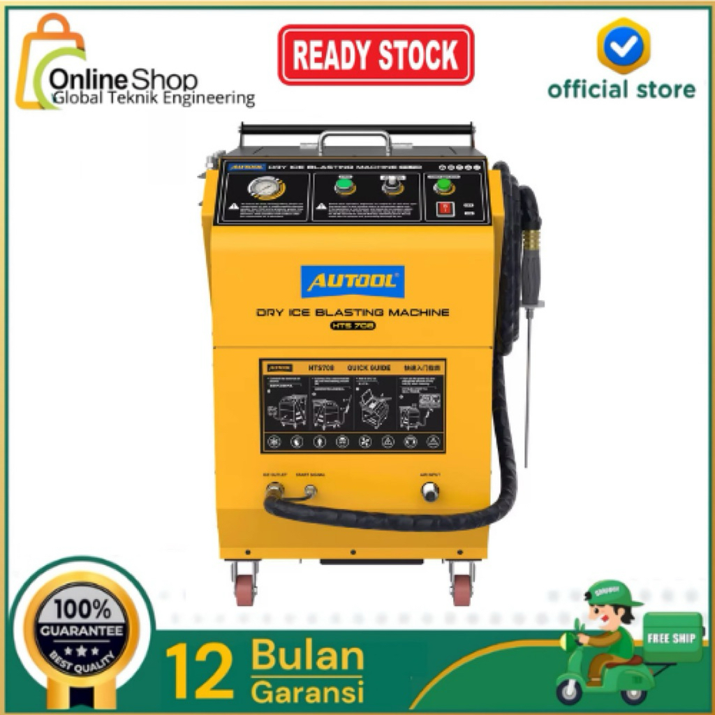 Jual Dry Ice Blasting Machine AUTOOL HTS708 | Mesin Pembersih Karbon ...