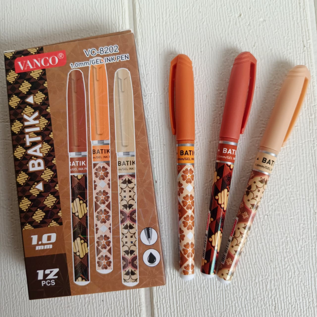 Jual [1pack =12pcs] Bolpen / Pulpen Tanda Tangan TTD VANCO VC-8202 1 ...