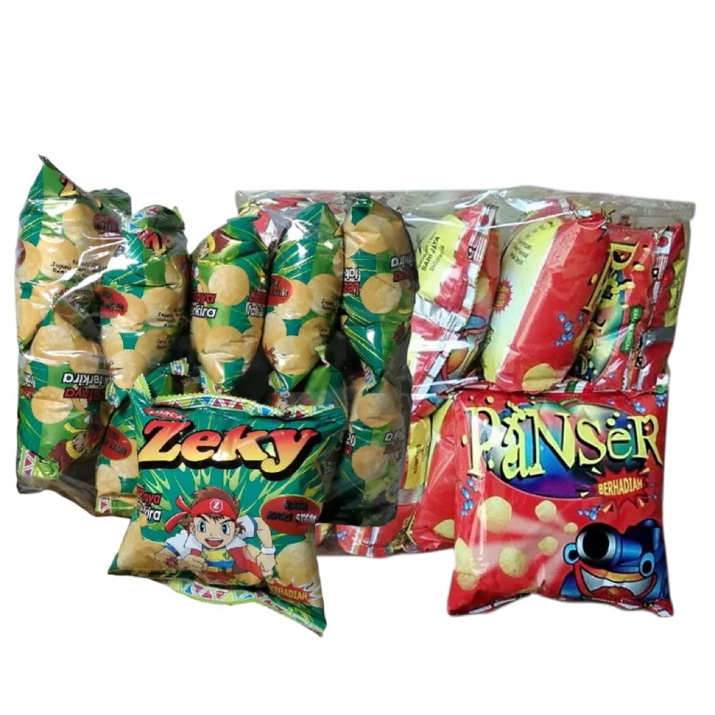 Jual Ciki Zeky Chiki Panser Snack Berhadiah 1 Bungkus Isi 10 Pcs Snack ...