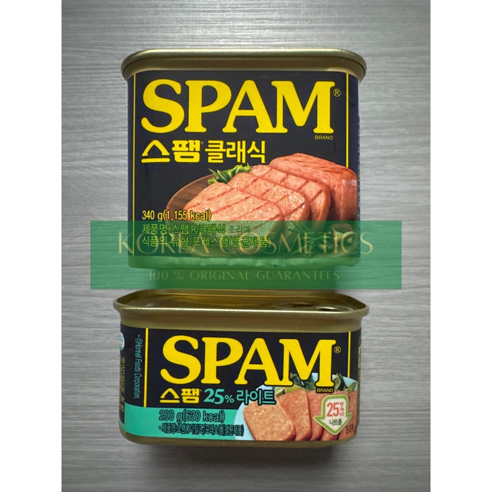 Jual Spam Classic 340 gr / Spam 25% 200 gr light Original Korea ...