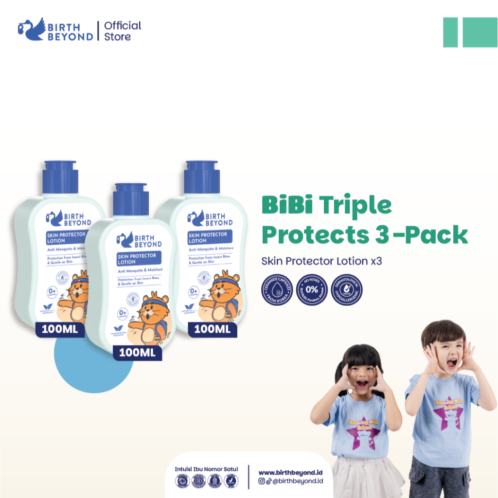 Jual Birth Beyond Triple Protects 3 Pack 100ml - Lotion Anti Nyamuk ...