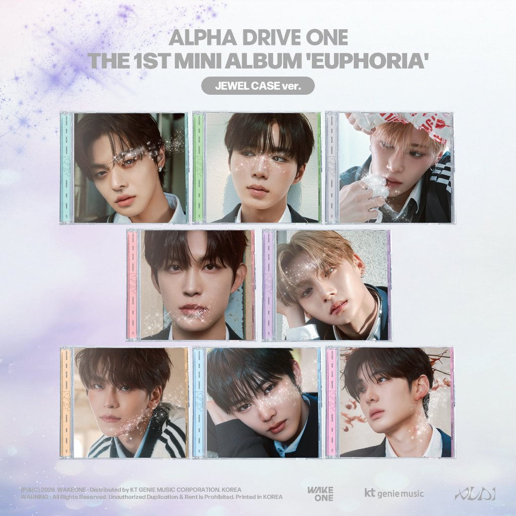 Jual ALPHA DRIVE ONE The 1st Mini Album - EUPHORIA (Jewel Case Ver ...