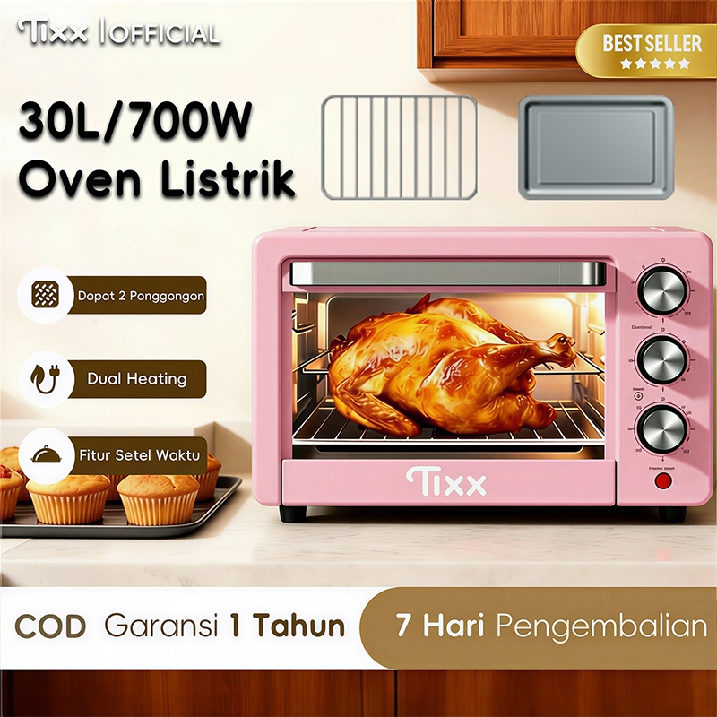 Jual [COD]30L Oven Listrik Low Watt 700W Pemanggang Kue Digital Timer ...