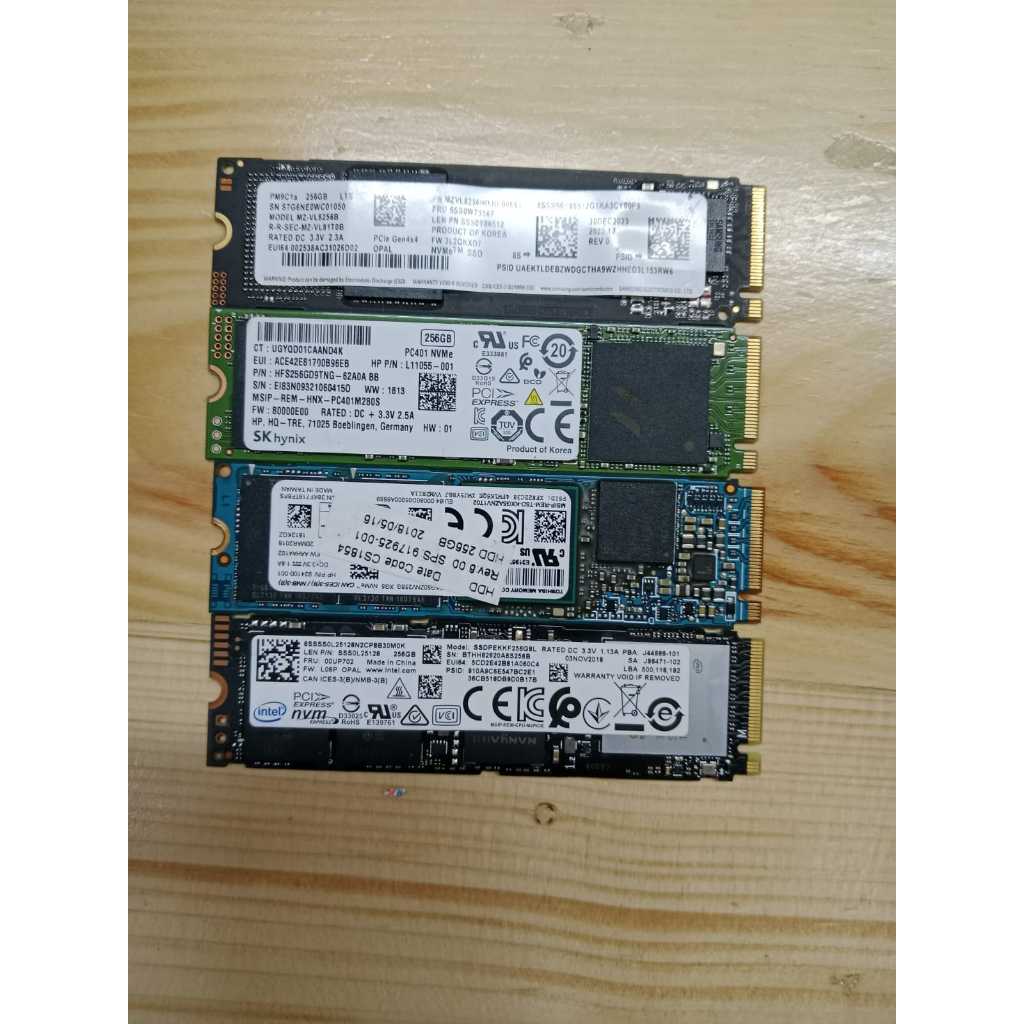 Jual SSD NVMe 256GB Second Copotan NVMe 256GB Original Second Bekas ...