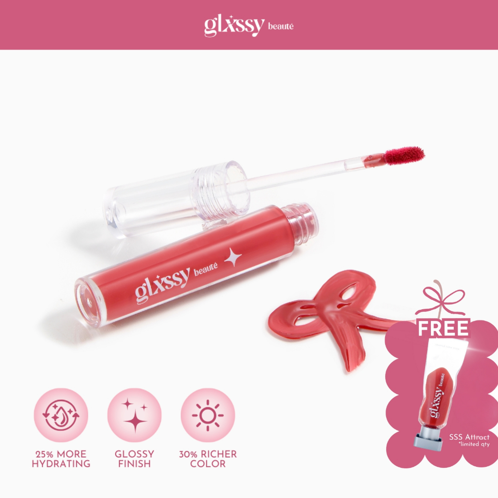 Jual [B1G1] Glxssy Beaute Souffle Satin Stain Attract Special Edition ...
