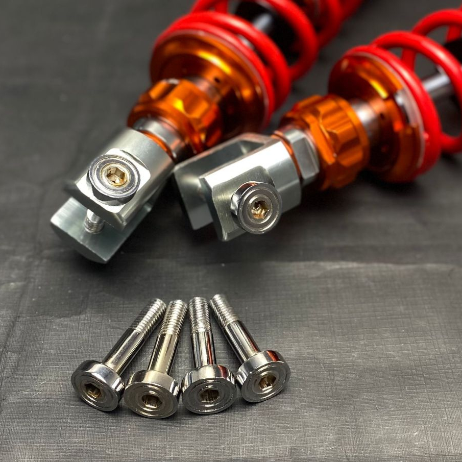 Jual BAUT SHOCK MATIC BAUT SKOK BAWAH MODEL SLIM STENLISS BESI CHROME ...