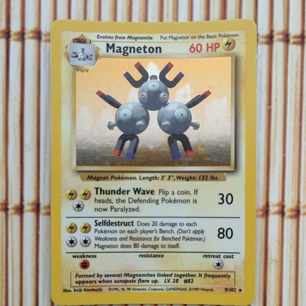 Jual Kartu Pokemon Magneton Holo Unlimited 9/102 | Shopee Indonesia