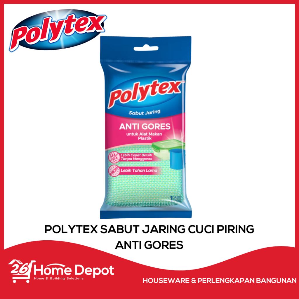 Jual POLYTEX Sabut Jaring Cuci Piring Anti Gores | Shopee Indonesia