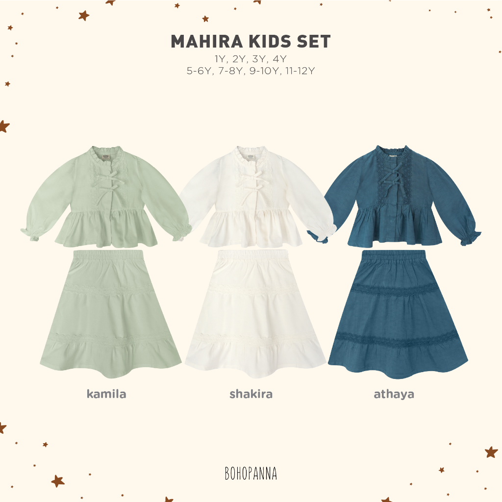 Jual BOHOPANNA - RAYA COLLECTION - MAHIRA KIDS SET - SETELAN ANAK ...