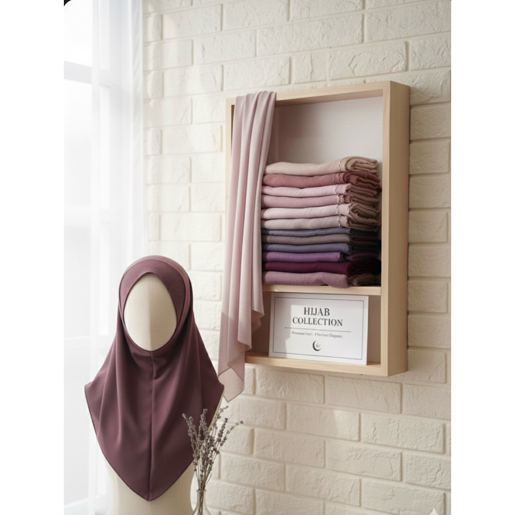 Jual ILMIRA HIJAB - Kerudung Hijab Segiempat Laser Cut Polycotton ...