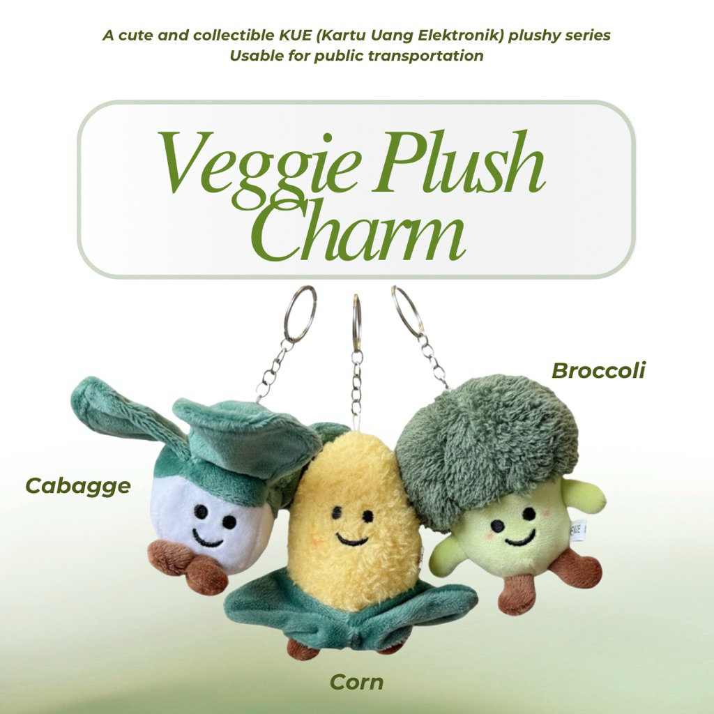 Jual [All Ride] Veggie Plush Charm Series Echarm.id - Gantungan Kunci ...