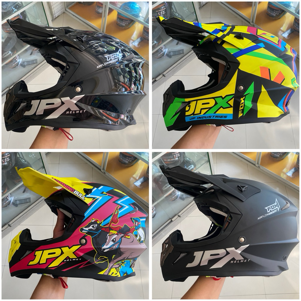 Jual HELM JPX FOX 1 POLOS | HELM JPX FOX 1 MOTIF | HELM JPX CROSS ...