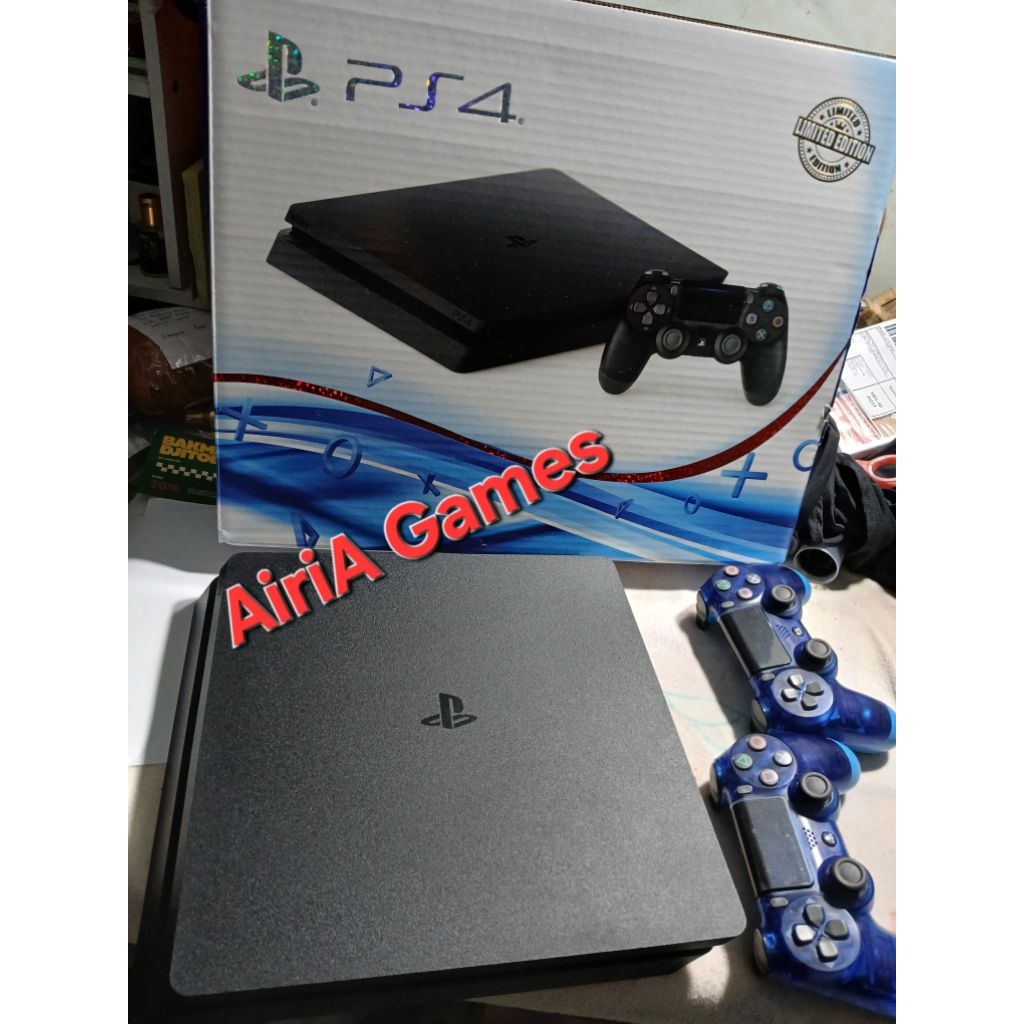 Jual Playstation 4 Slim / Ps4 Slim Hen 12 hdd 1tb fullset | Shopee ...