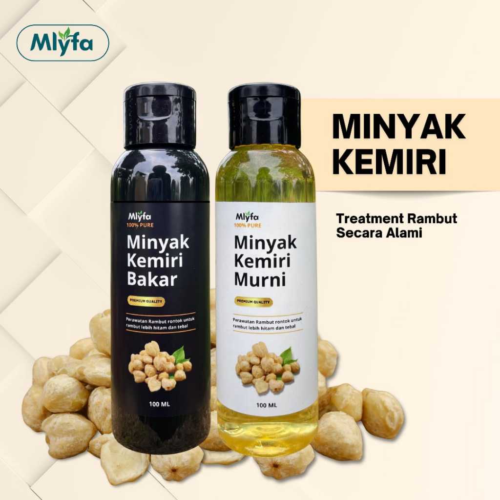 Jual Minyak Kemiri Bakar Murni Penumbuh Rambut Menghitamkan dan ...