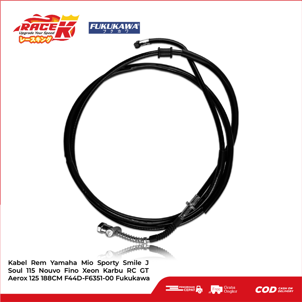 Jual FUKUKAWA Kabel Tali Rem Belakang Tromol Yamaha Xeon RC GT Aerox ...