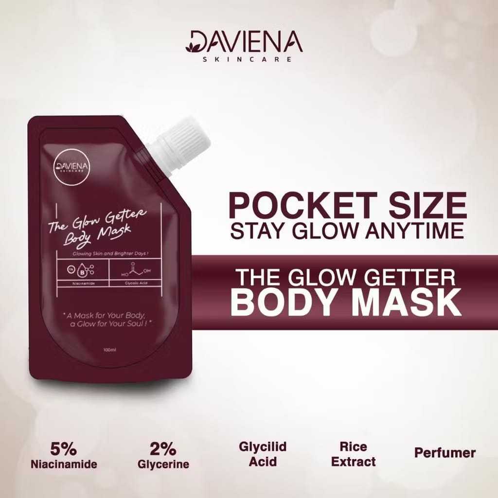 Jual DAVIENA SKINCARE - REFIL The Glow Getter Body Mask (1PCS) | Shopee ...