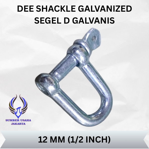 Jual Shackle Segel D Galvanis 12 mm M12 1/2 Inch Dee Galvanized Bow ...