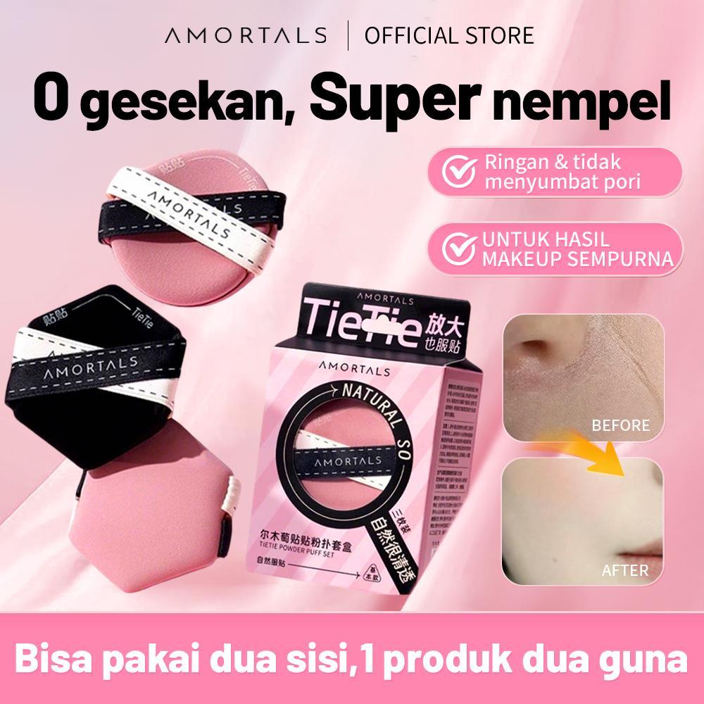 Jual Amortals Makeup Puff 3pcs | Puff 2 Sisi, Super Lembut, Flawless ...