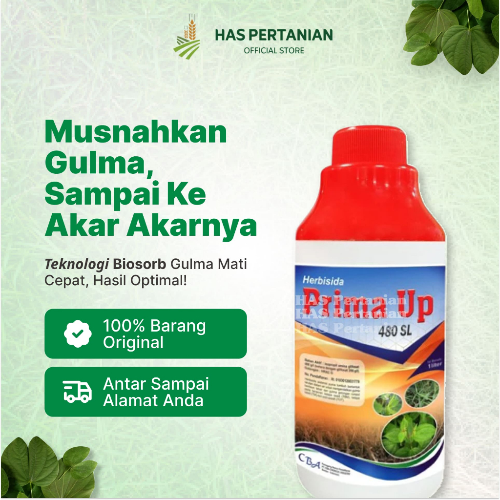 Jual Pembasmi Rumput Sampai Akar | Prima Up 480 SL Herbisida - 1 liter ...