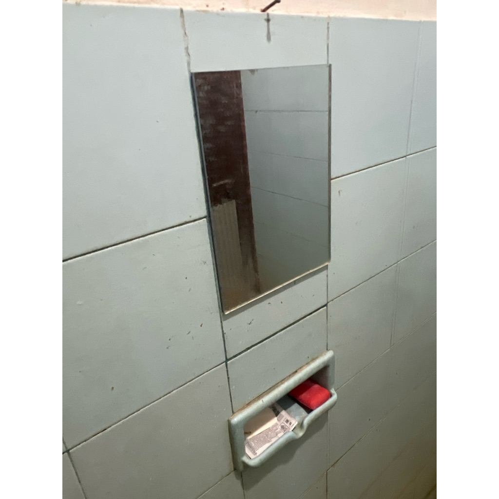 Jual potongan cermin Tempel dinding tanpa paku (khusus tempel dinding ...