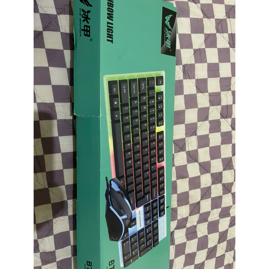 Jual keyboard ice armor BT300 Rainbow Light | Shopee Indonesia