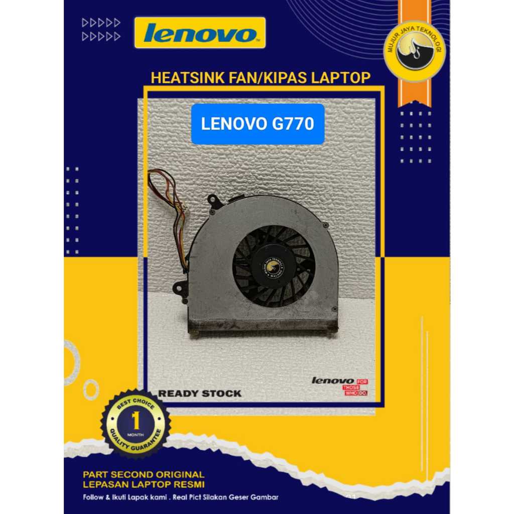 Jual Fan HSF Heatsing GPU CPU Kipas Laptop Lenovo G770 Series MG60120V1 ...