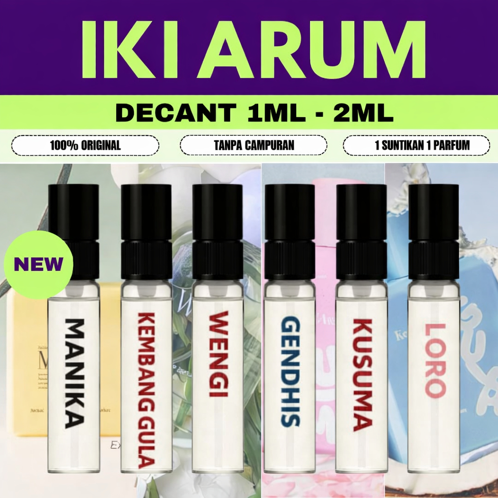 Jual Decant / Tester IKI ARUM Parfum Original 1ml & 2ml Loro Gendhis ...