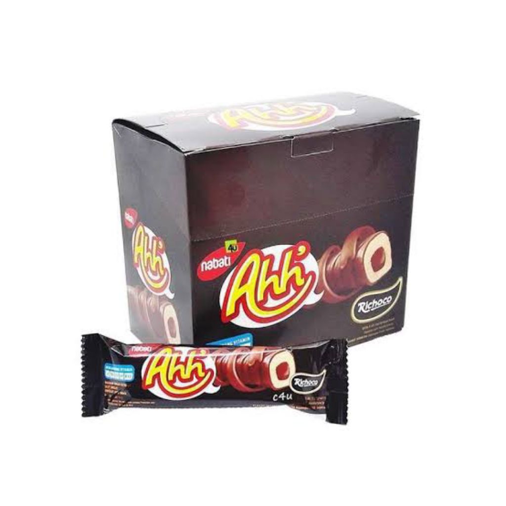 Jual Ahh Nabati Richoco Cokelat 1 Box Isi 20 Bungkus ( 20 x 4 gram ...