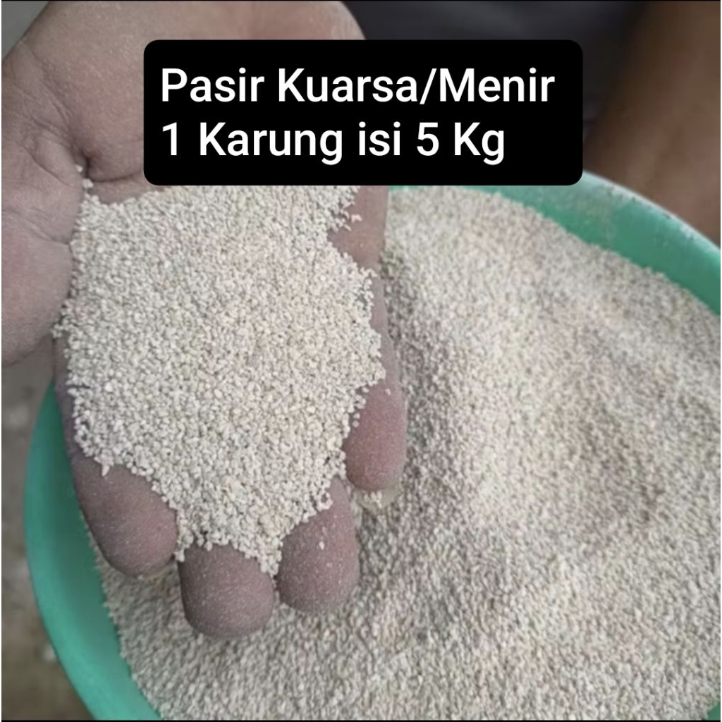 Jual Pasir Kuarsa Karungan 5 KG, Pasir Kwarsa, Pasir Silika, Pasir ...