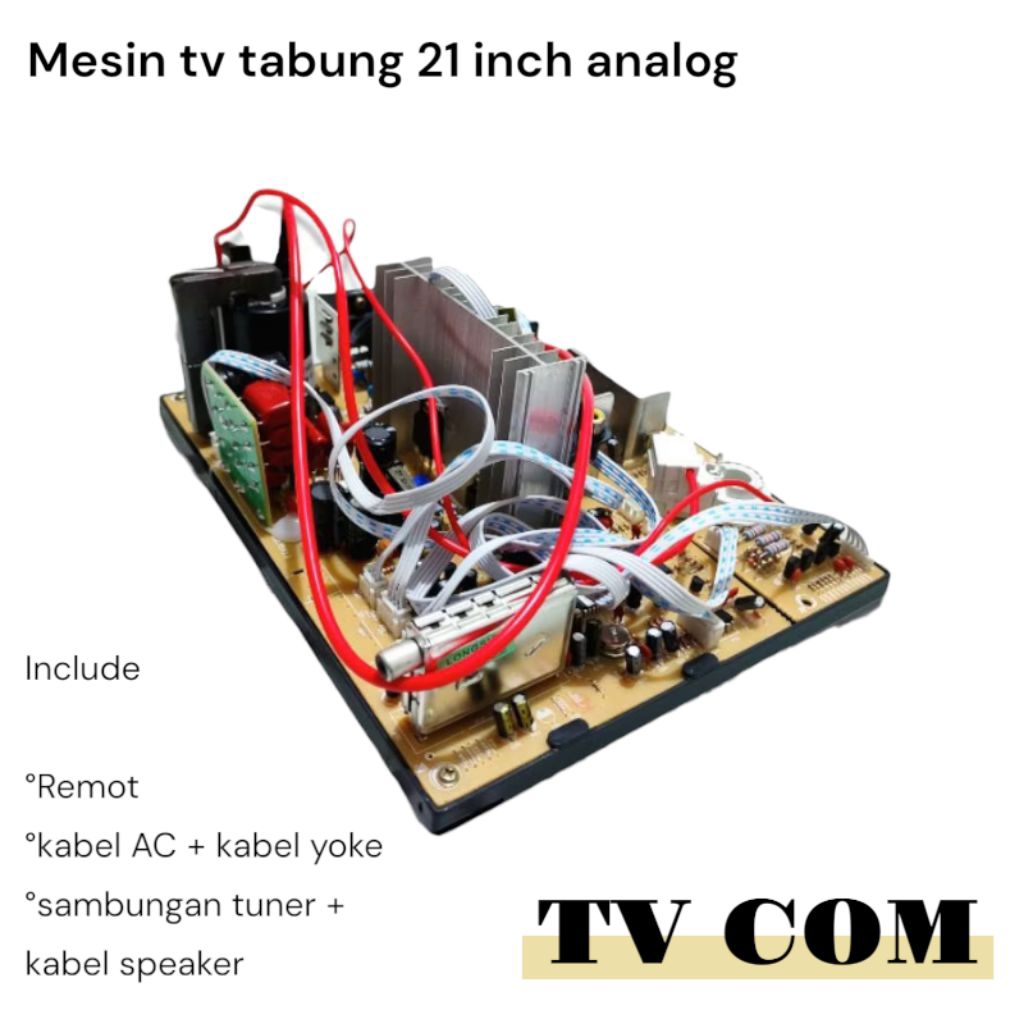 Jual Mesin TV Tabung Analog slim 21 Inci - Lengkap dengan Remot dan ...