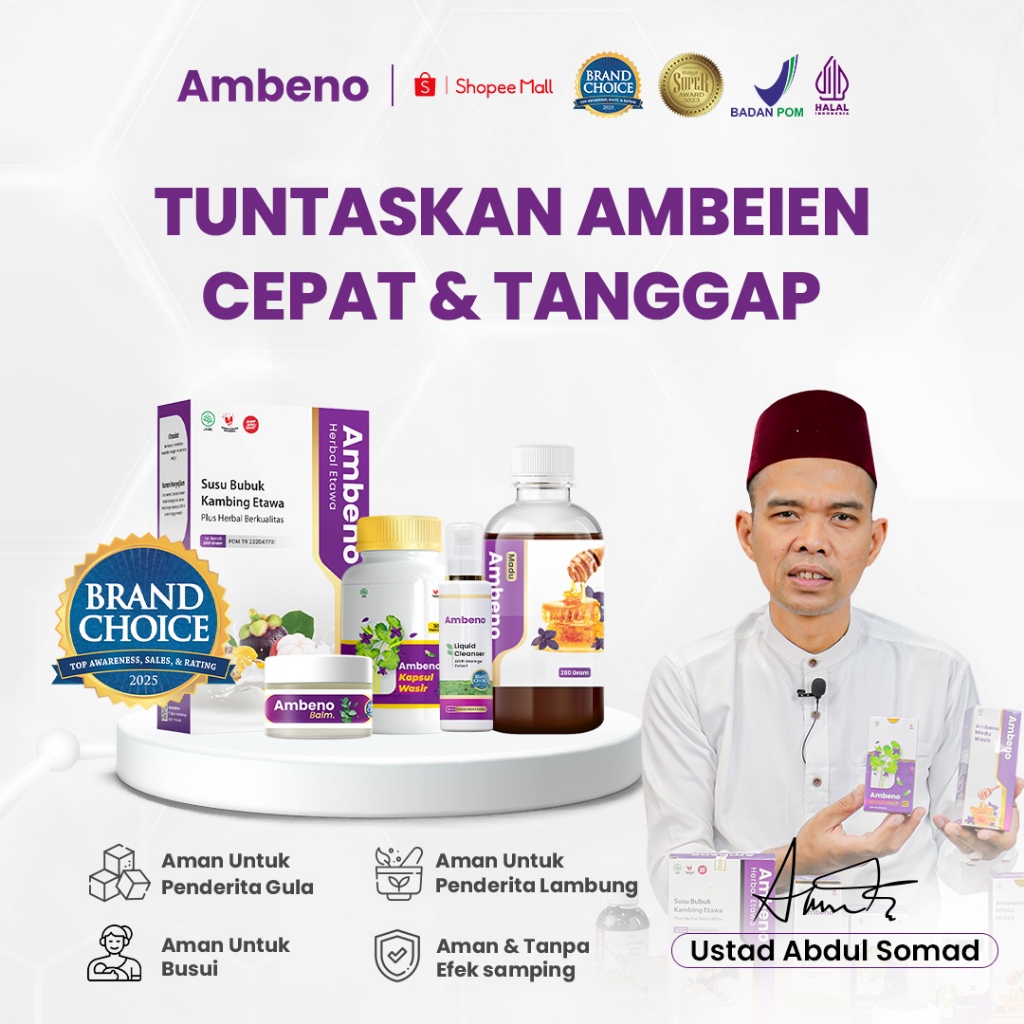 Jual AMBENO Obat Herbal Untuk Sembuhkan Ambeien Secara Alami Kempeskan ...