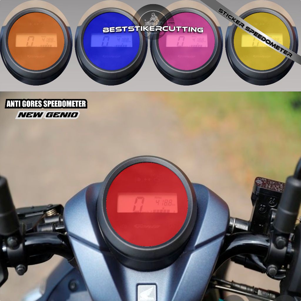 Jual STIKER ANTIGORES GENIO /PELIDUNG SPEEDOMETER/STICKER CUTTING ...