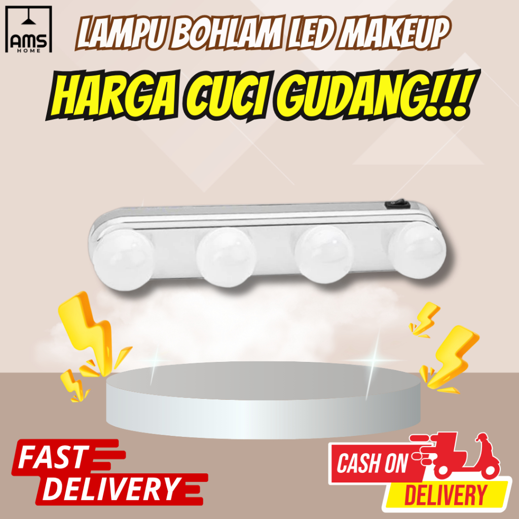 Jual Spark Lampu Bohlam Make Up Studio Glow Super Bright Makeup Vanity ...