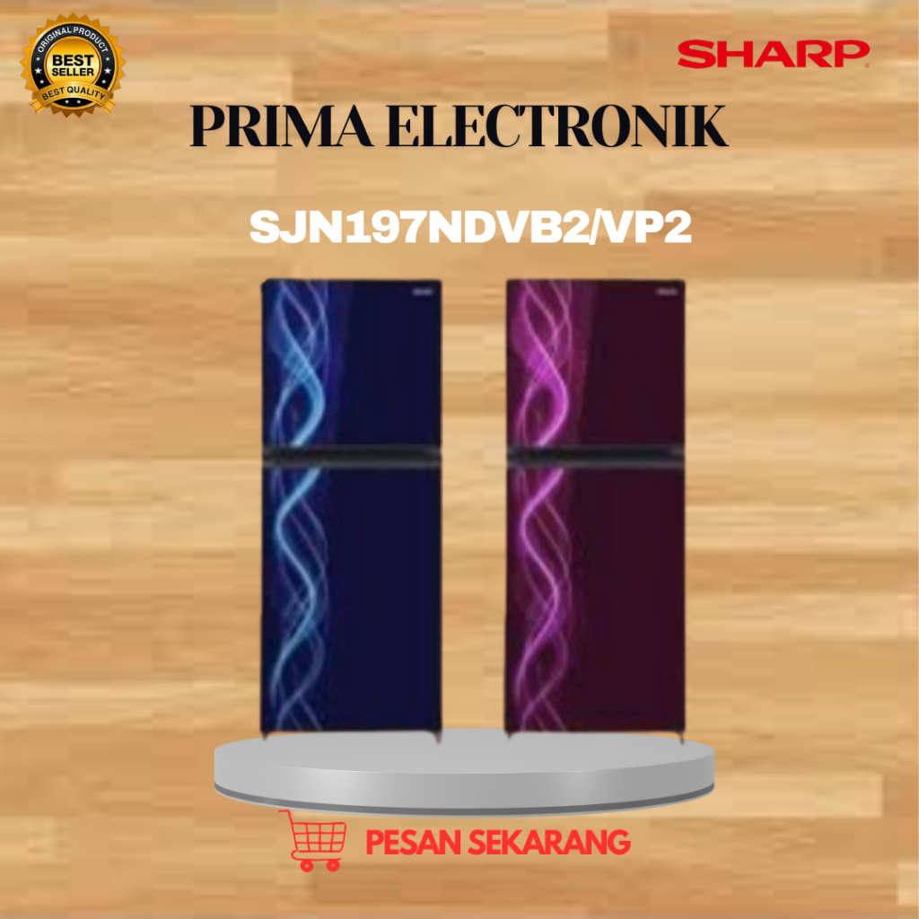 Jual SHARP KULKAS 2 PINTU SJ N 197 ND VB2/VP2 172Liter | Shopee Indonesia