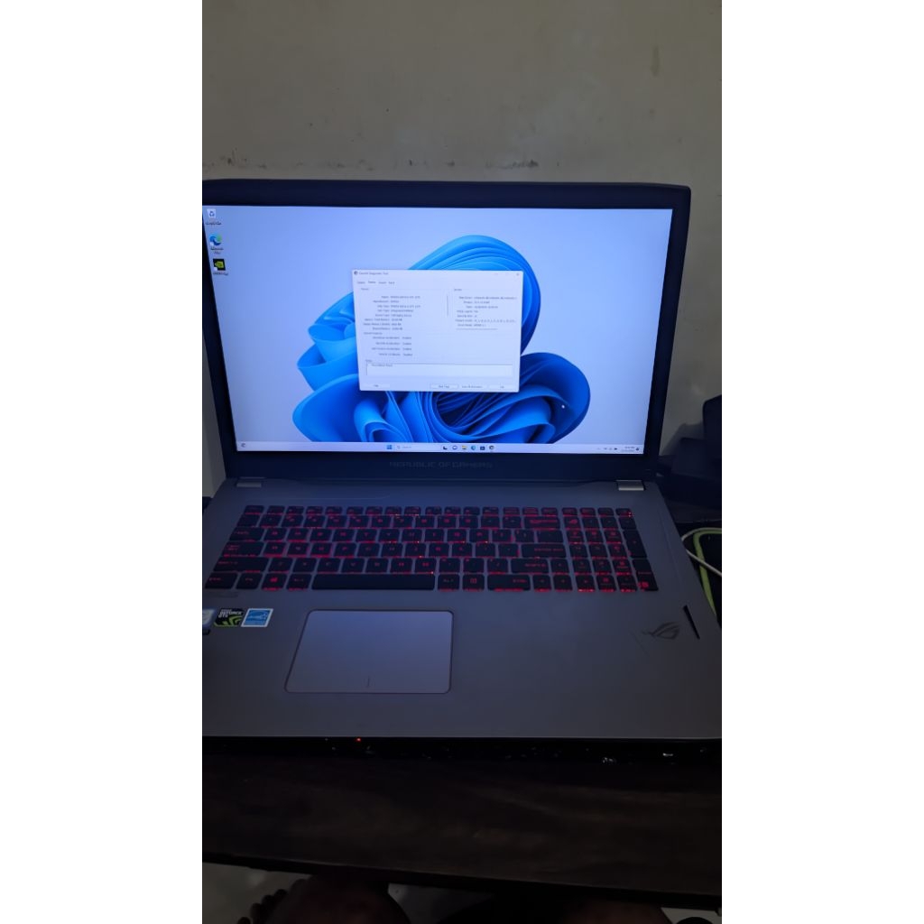 Jual Laptop Asus Rog Strix GL702VSK, Nvidia GTX 1070 8GB, Core i7 ...