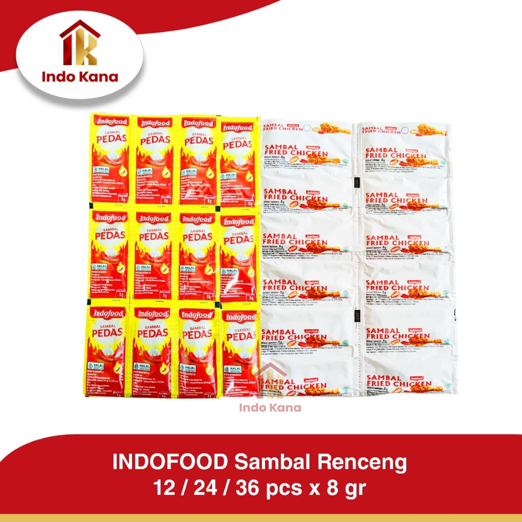 Jual INDOFOOD Sambal Sachet Renceng 8 gr | Shopee Indonesia