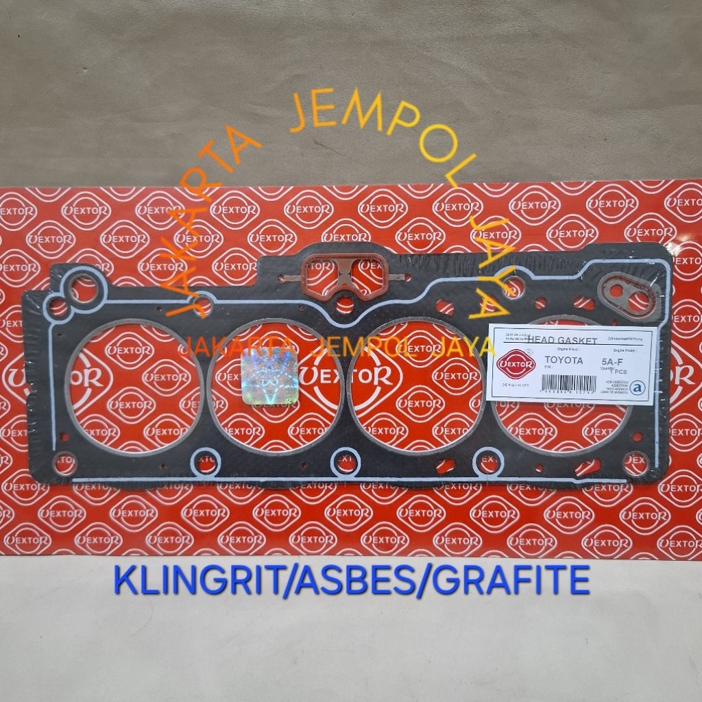 Jual PACKING CYLINDER HEAD PAKING KOP SOLUNA 5A-FE COROLLA ALL NEW 1.5 ...