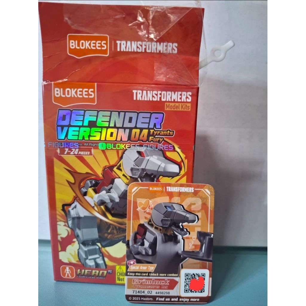 Jual Blokees Defender Version 4 Super Secret Grimlock Dino OFC | Shopee ...