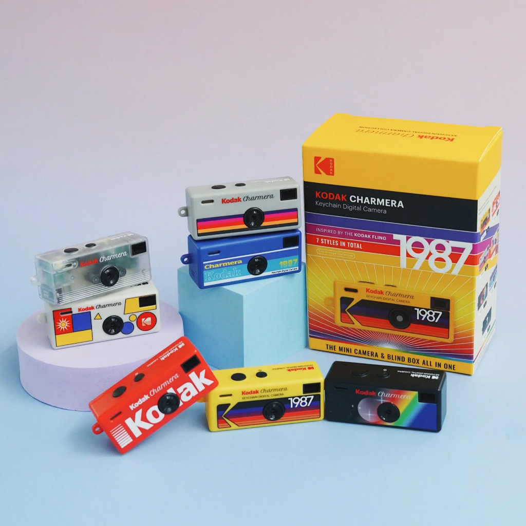 Jual KODAK CHARMERA Mini Camera Keychain Digital Camera Blind Box Kodak ...