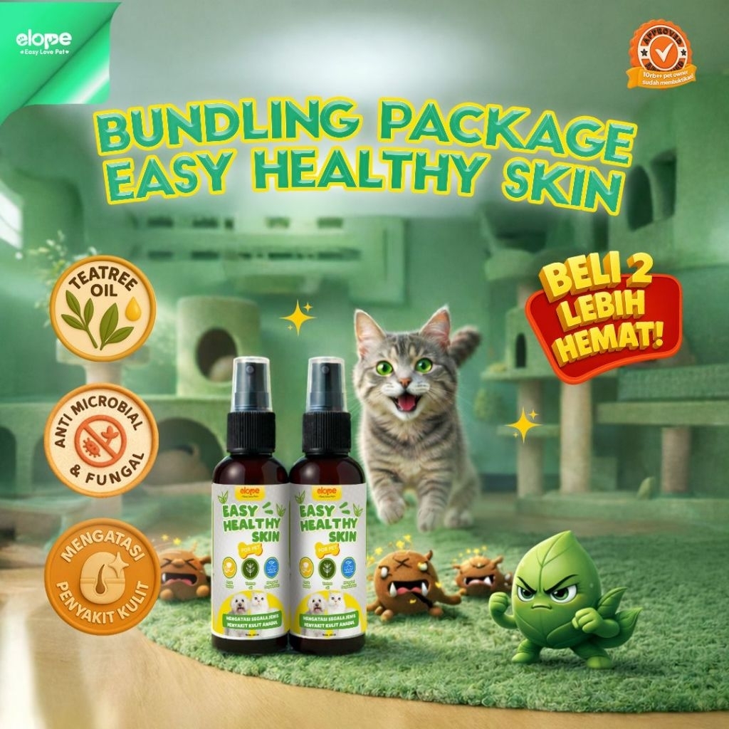 Jual ELOPE Bundling Hemat Obat Spray Anti Scabies Penyakit Kulit Jamur ...