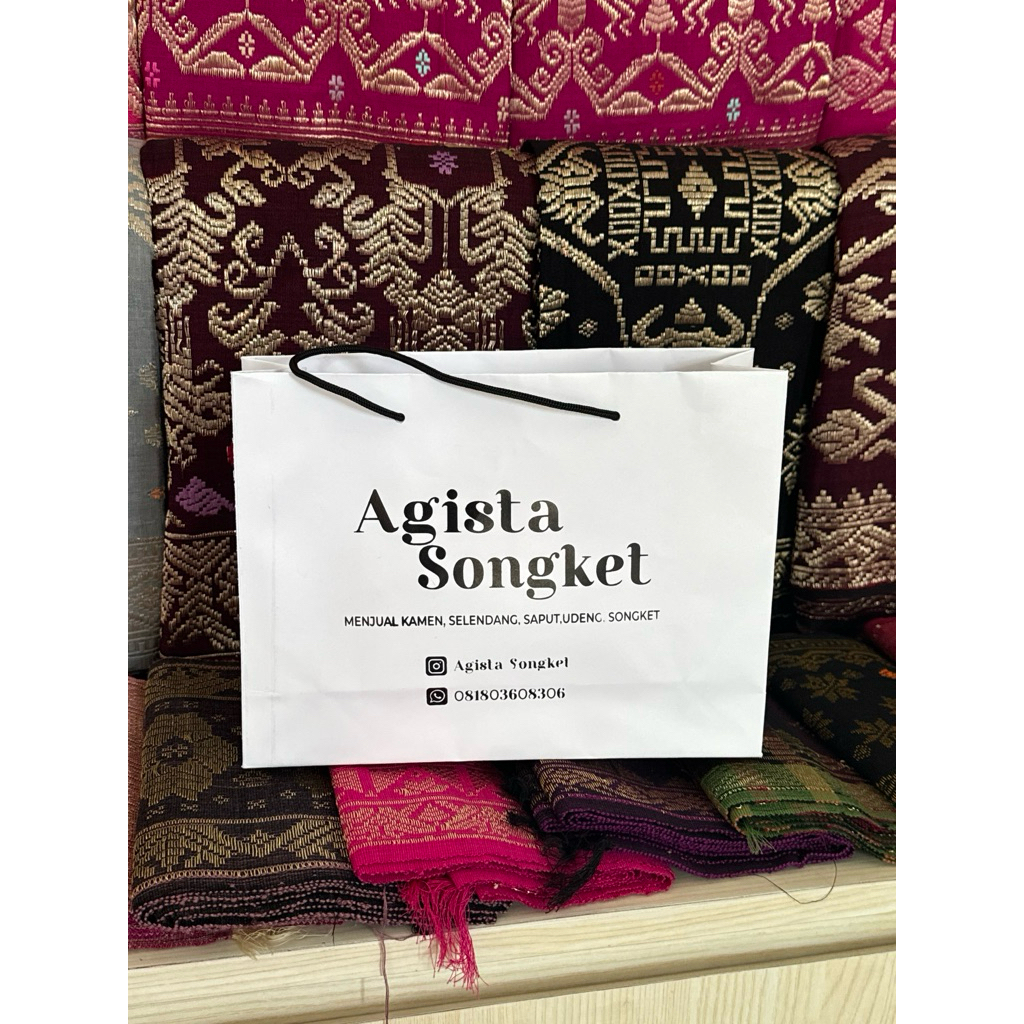 Jual Paper Bag Agista Songket (ukuran medium) | Shopee Indonesia