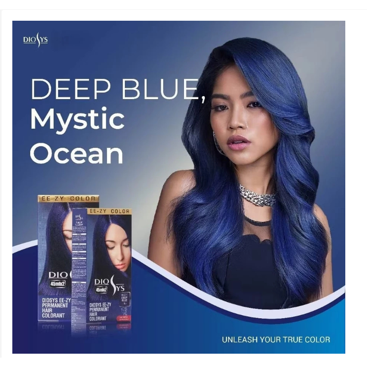 Jual DIOSYS DEEP BLUE 45 ml | Hair Color Semir Pewarna Rambut | Shopee ...