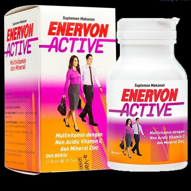 Jual ENERVON ACTIVE 1 BOTOL 30 TABLET | Shopee Indonesia