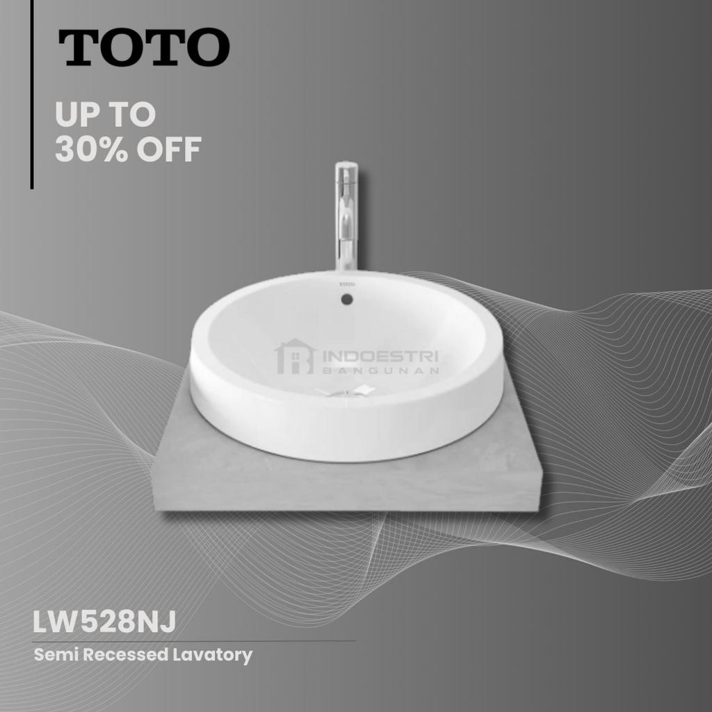 Jual Wastafel Semi Recessed TOTO LW528NJ / TOTO Wastafel Meja (Body ...
