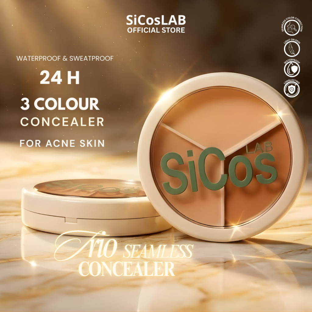 Jual SicosLAB Trio Concealer | Menutupi Noda Hitam dan Bekas Jerawat ...