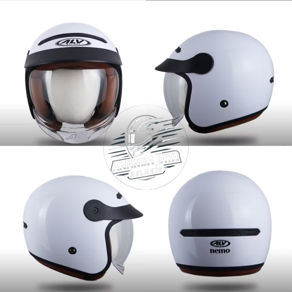 Jual helm alv nemo ORIGINAL terbaru retro pria & wanita dewasa SNI ...