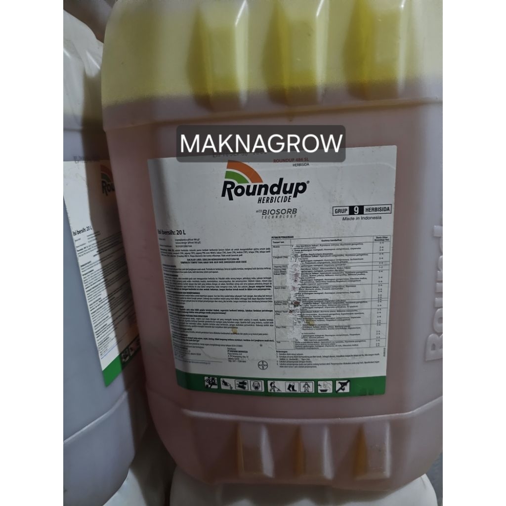 Jual Racun rumput HERBISIDA ROUNDUP 486 SL 20 liter | Shopee Indonesia